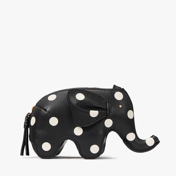 kate spade | Bags | Nwt Kate Spade Ellie Polka Dot Elephant Coin Purse ...